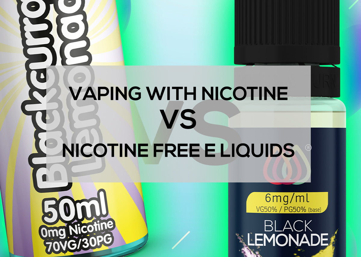 Vaping with Nicotine VS Nicotine Free E Liquids | Aquavape Guides