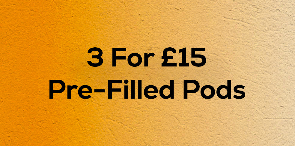3 for £15 Pre-filled Pods | Vape Pods – Aquavape