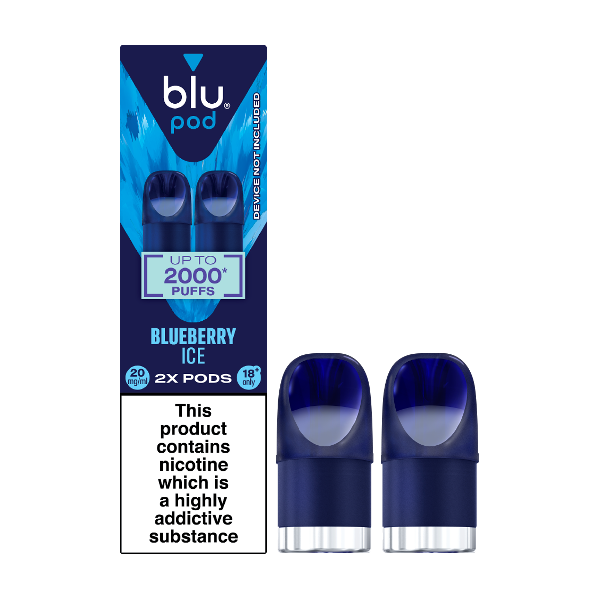 Blueberry Ice Blu Bar Pods | 3 For £15 – Aquavape