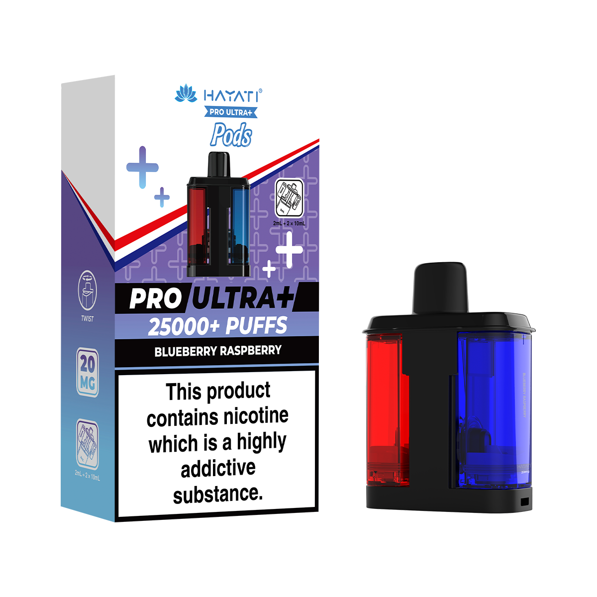 Blueberry Raspberry Hayati Pro Ultra Plus Refill Pack – Aquavape