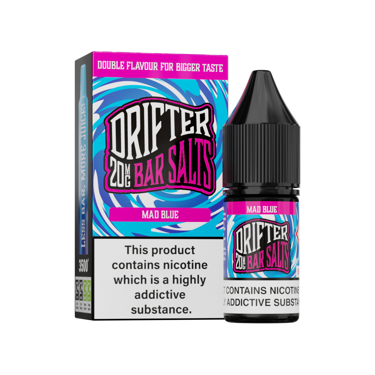 Mad Blue Nic Salt by Drifter Bar Salts 10ml | 3 for £10 – Aquavape