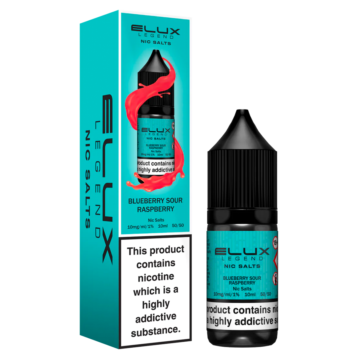 Blueberry Sour Raspberry Nic Salt by Elux 10ml | 3 For £10 – Aquavape